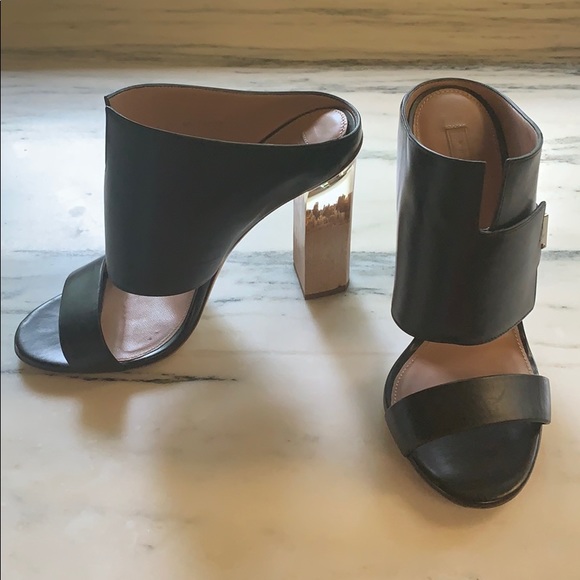 Hugo Boss | Shoes | Hugo Boss Sandals Rare Detailed Heel Euc | Poshmark